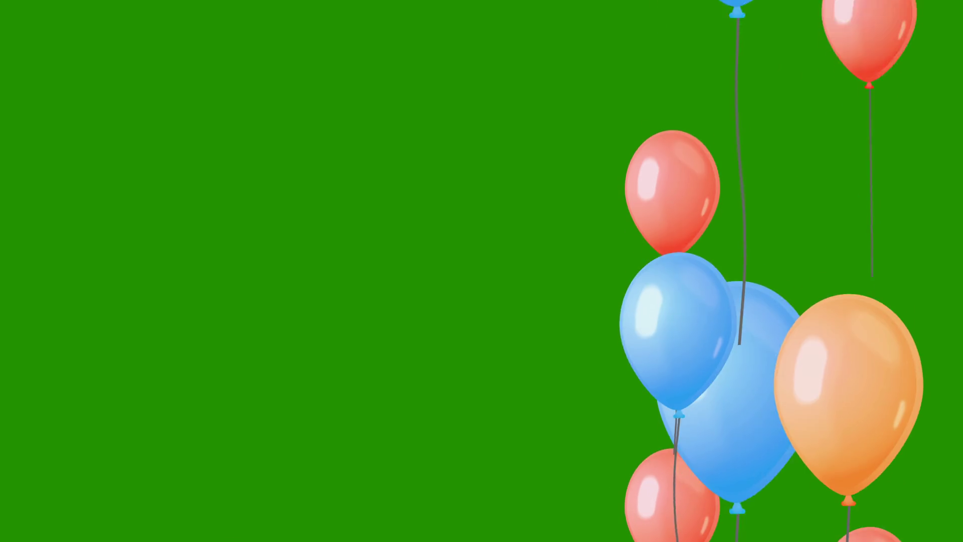 Colorful Balloons Motion Graphic Seamless Stock Motion Graphics SBV ...