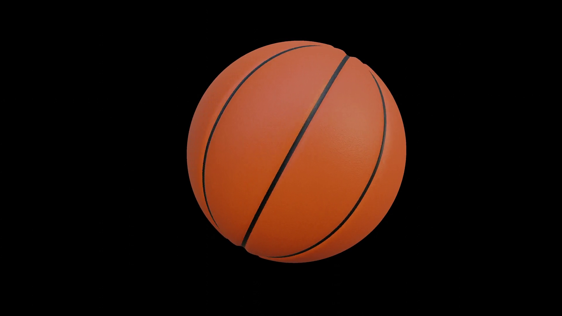 Basketball Rotating Animation On Alpha Stock Motion Graphics SBV ...