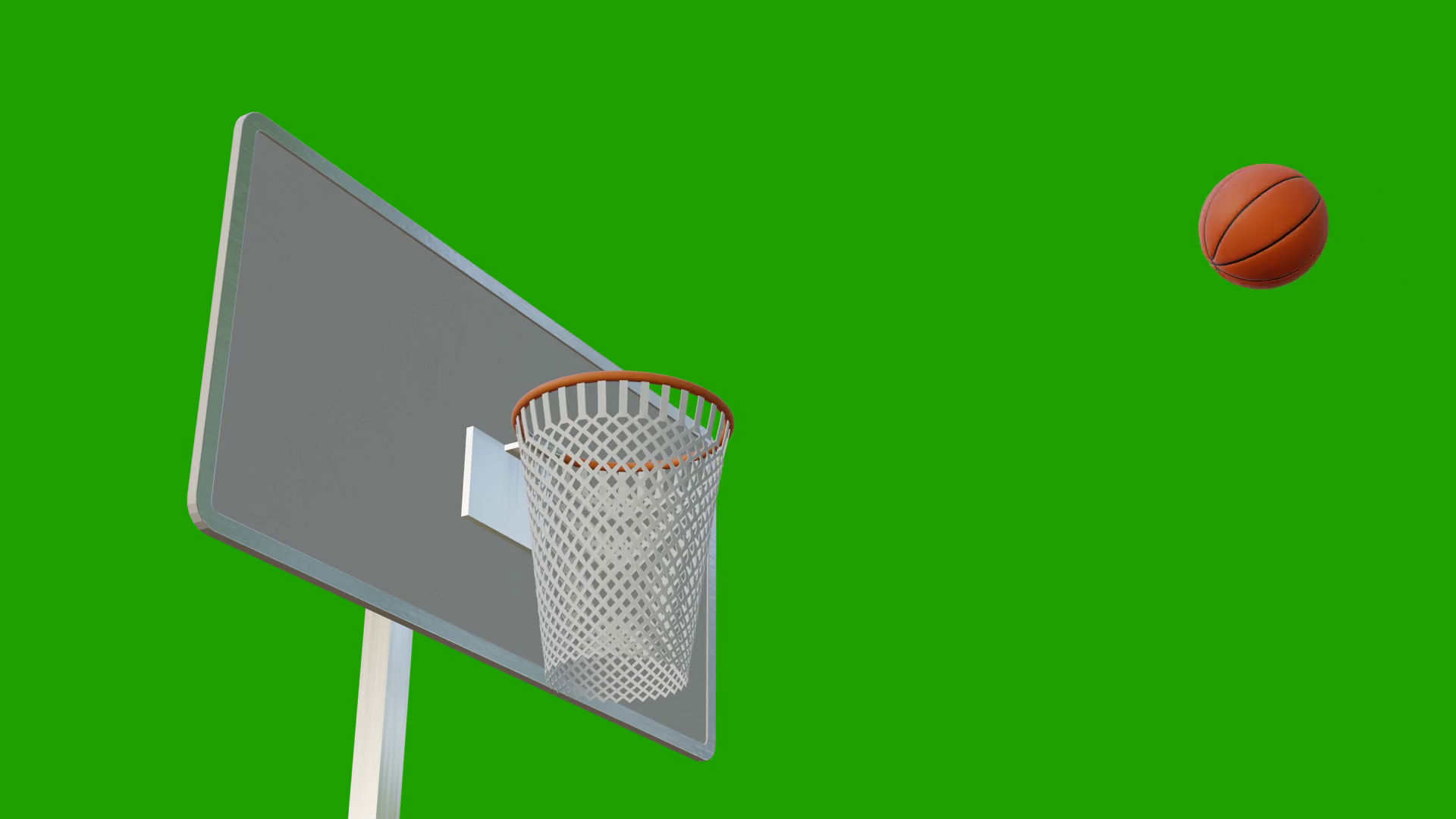 Basketball Goal Animation On Green Screen Stock Motion Graphics SBV ...