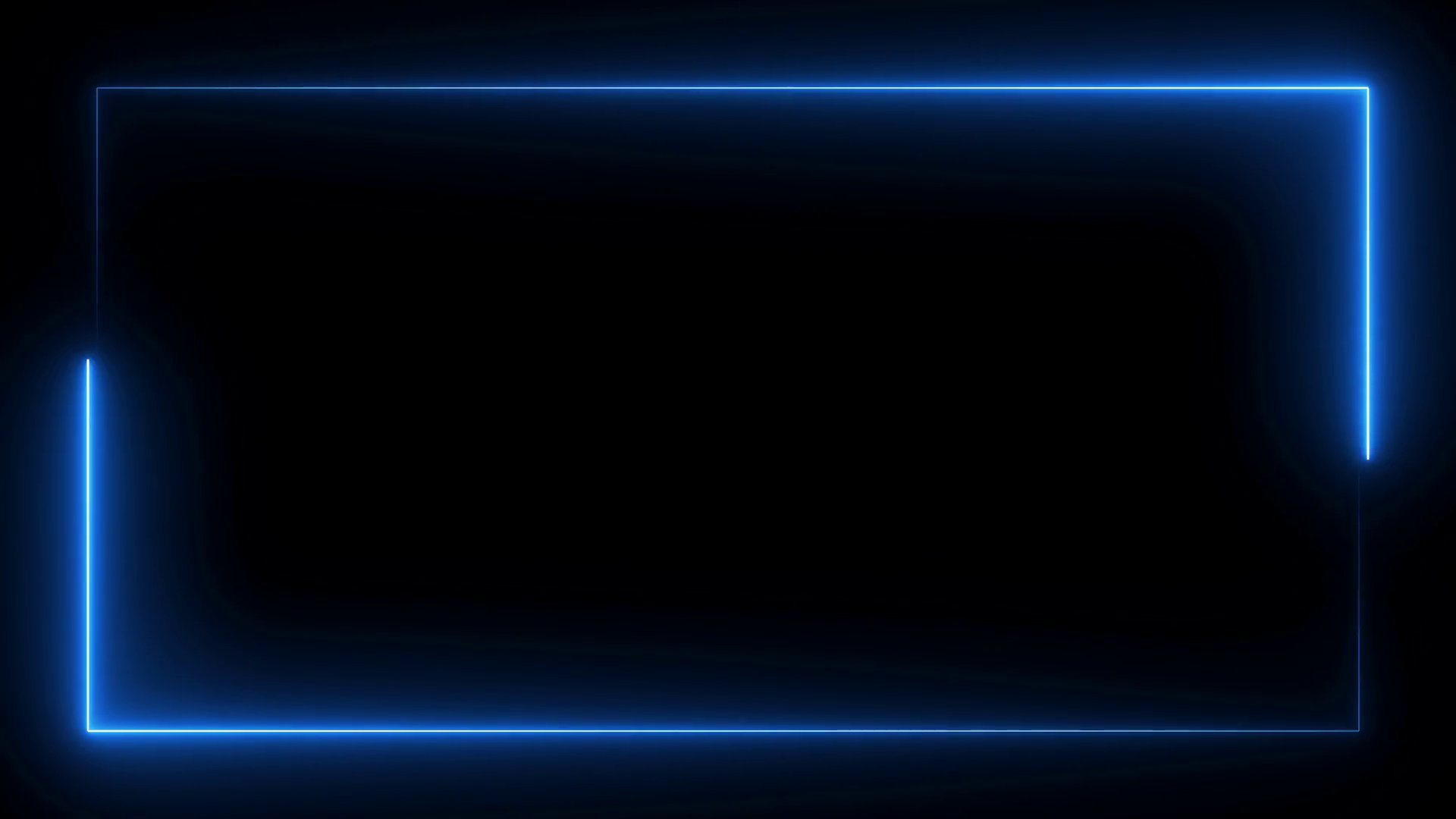Rectangle Picture Frame With Neon Lines Neon Stock Motion Graphics SBV ...