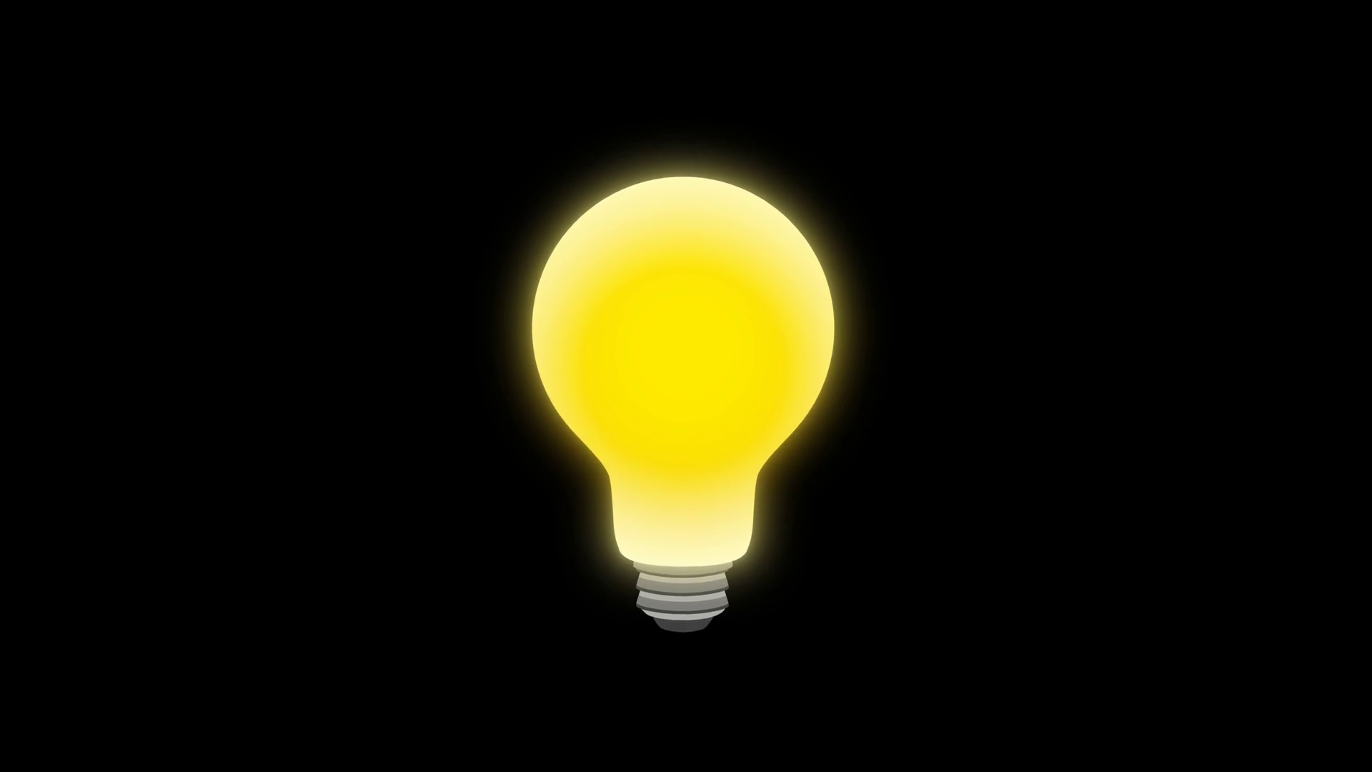 Animation Of Thinking With Light Bulb Full Stock Footage SBV-348647222 ...
