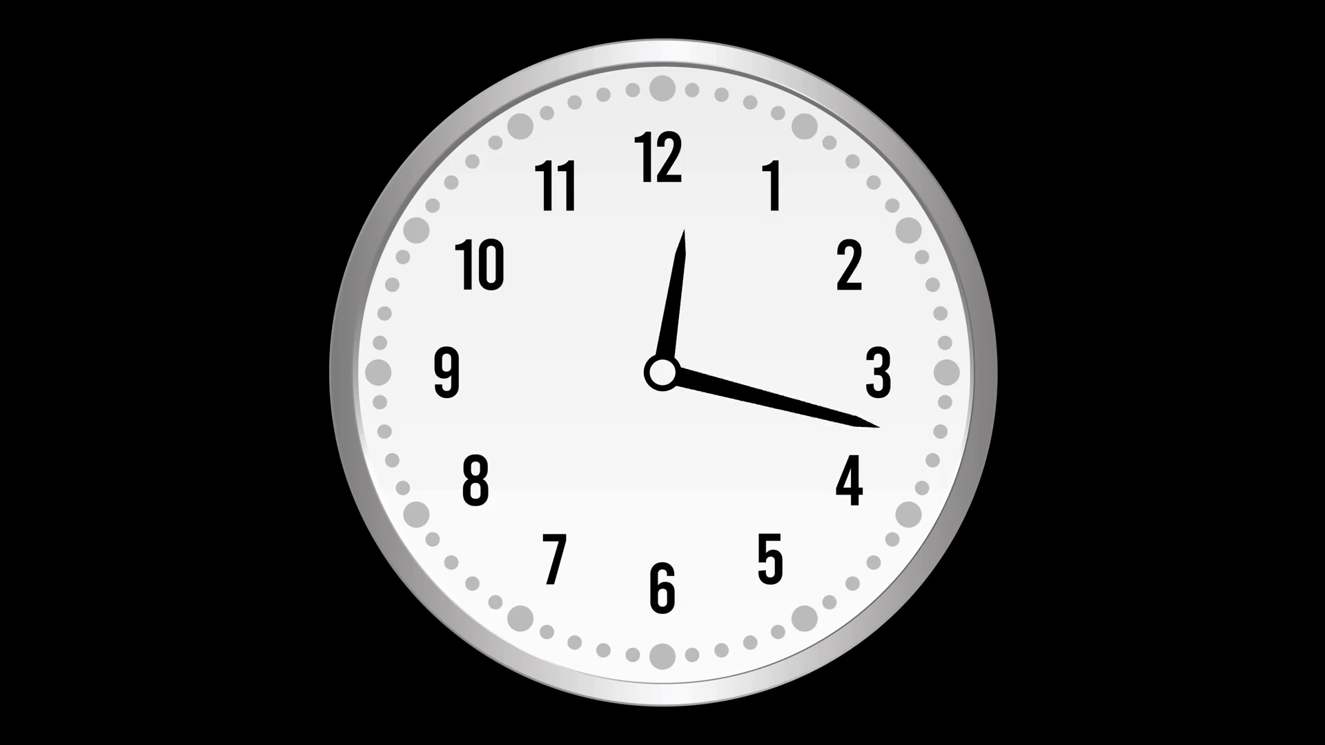 Clock Time Animation Looped Background Round Stock Motion Graphics SBV ...