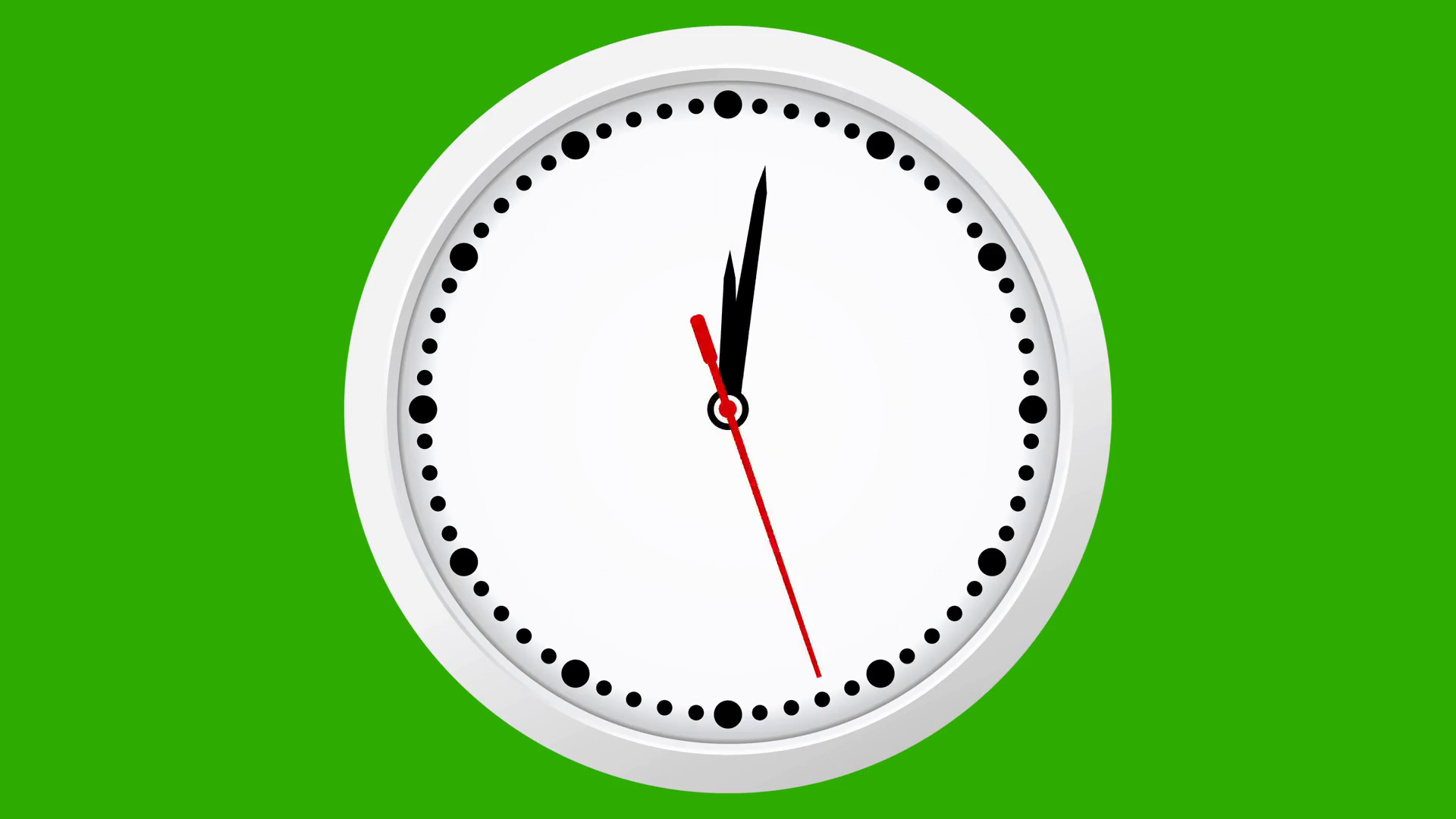 Clock Time Animation Looped Background Round Stock Motion Graphics SBV ...