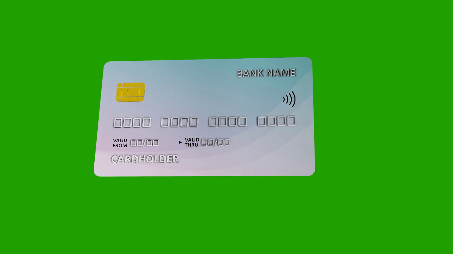 Credit Card Debit Card Rotation Animation On Stock Motion Graphics SBV ...