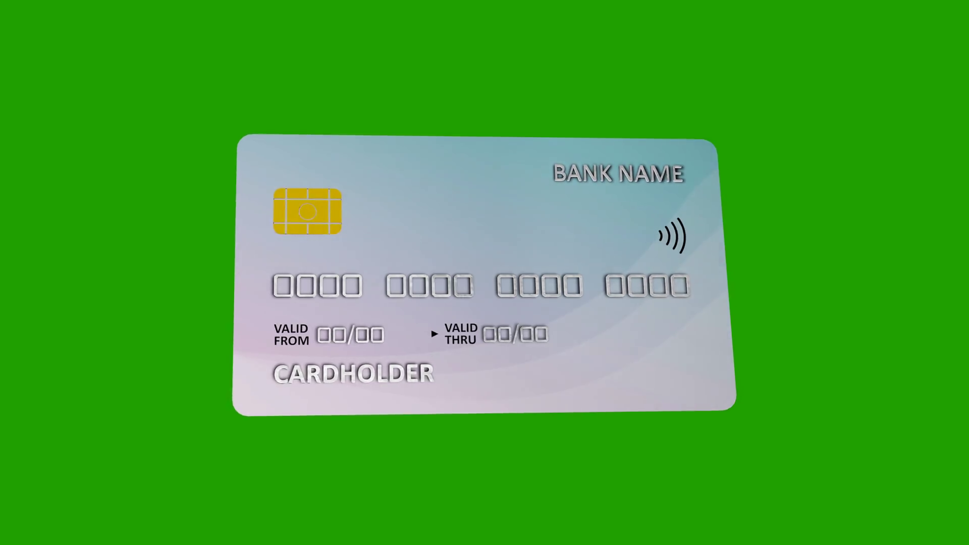Credit Card Debit Card Rotation Animation On Stock Motion Graphics SBV ...