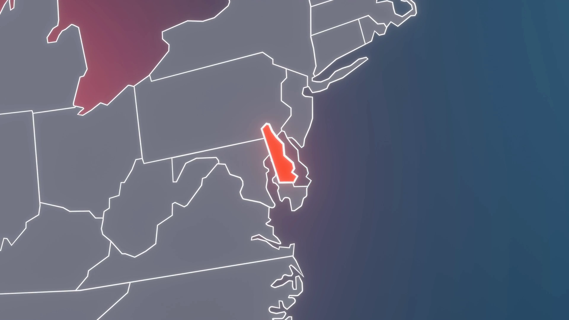 Usa Map To Delaware (de) Zoom Animation Stock Motion Graphics SBV ...