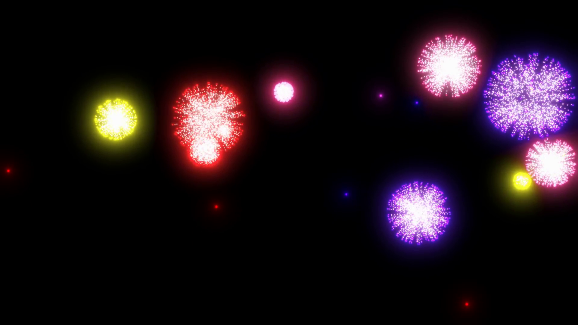 Fireworks In Night Sky Firework Celebration Stock Motion Graphics SBV ...