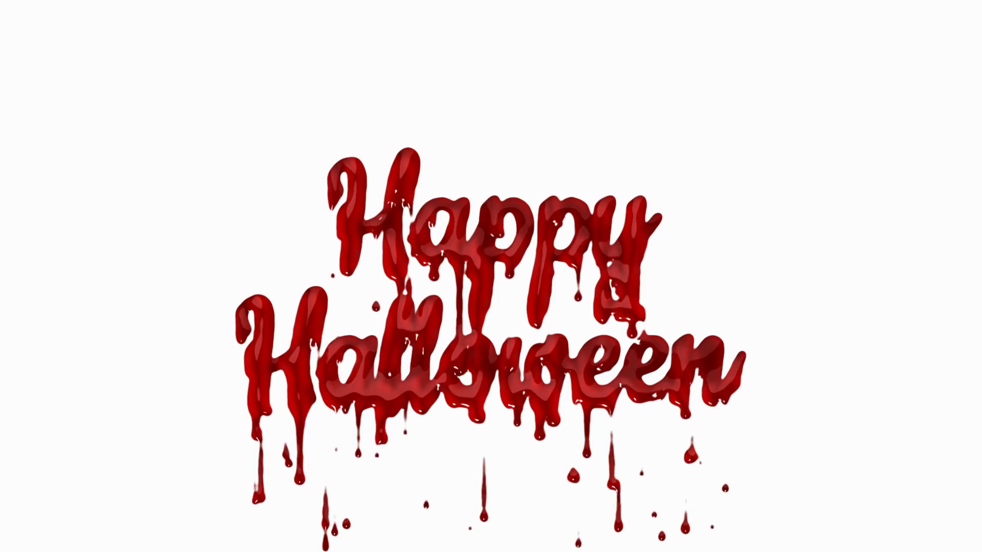Happy Halloween Animation Of Blood Text On Stock Motion Graphics SBV ...