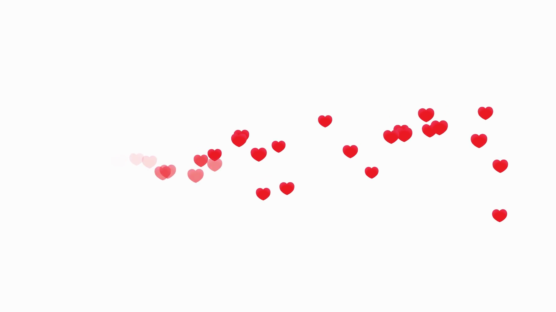 Heart Falling Animation On White Background Stock Motion Graphics SBV ...
