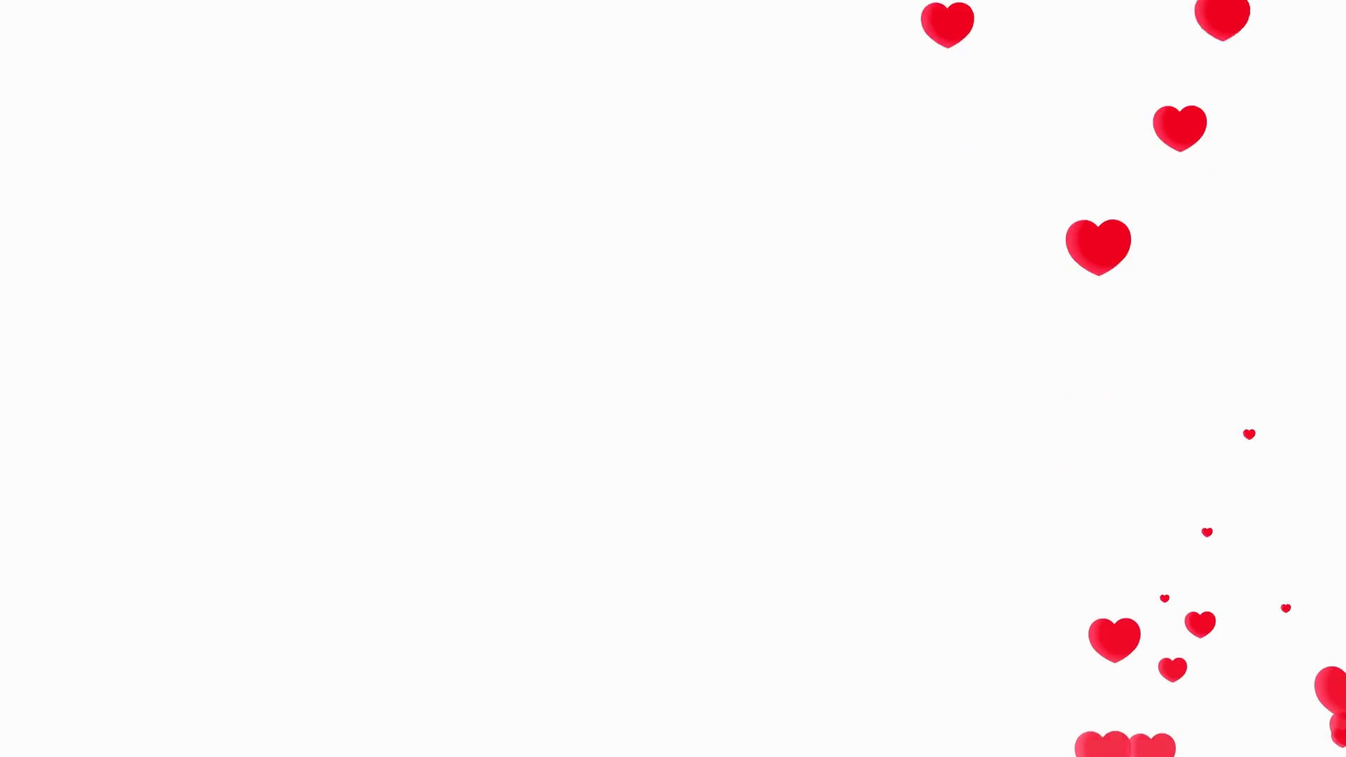 Heart Falling Animation On White Background Stock Motion Graphics SBV ...