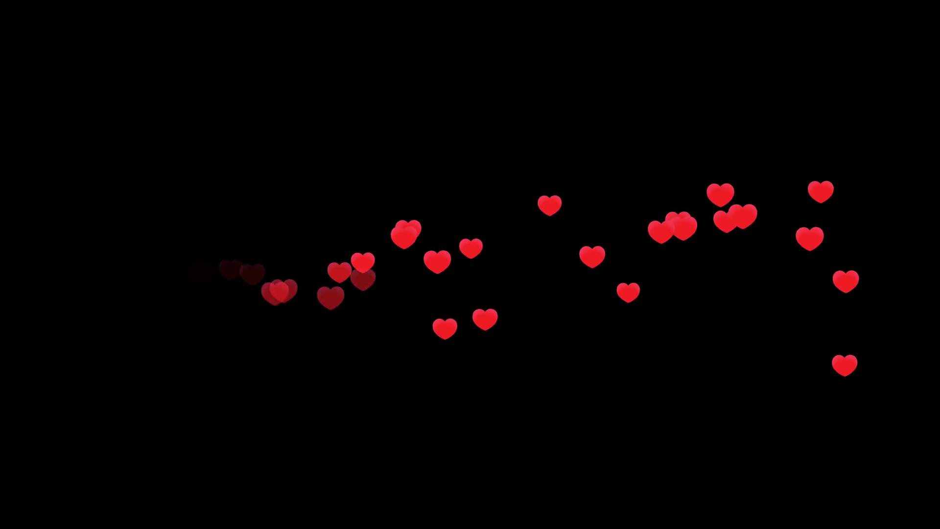 Heart Falling Animation On Dark Background Stock Motion Graphics SBV ...