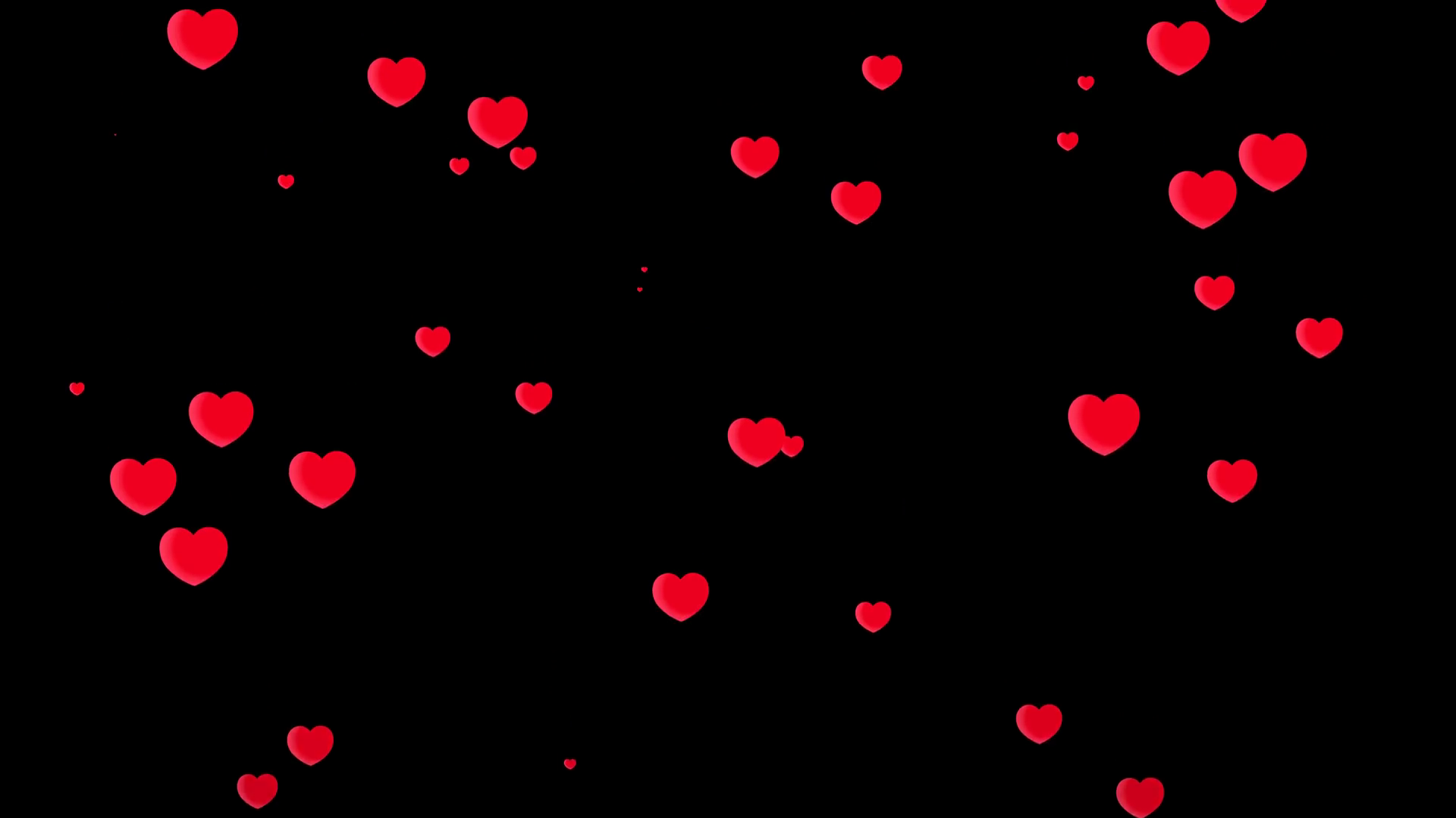 Heart Falling Animation On Dark Background Stock Motion Graphics SBV ...