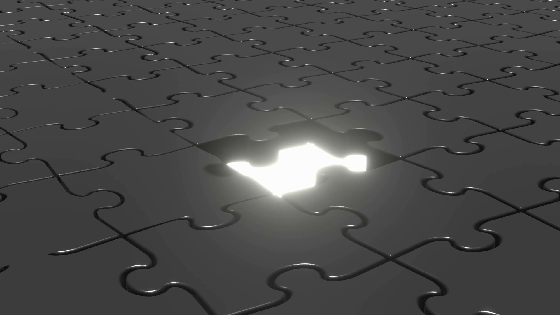 Jigsaw Puzzle Add Piece Complete Puzzle Full Stock Motion Graphics SBV ...