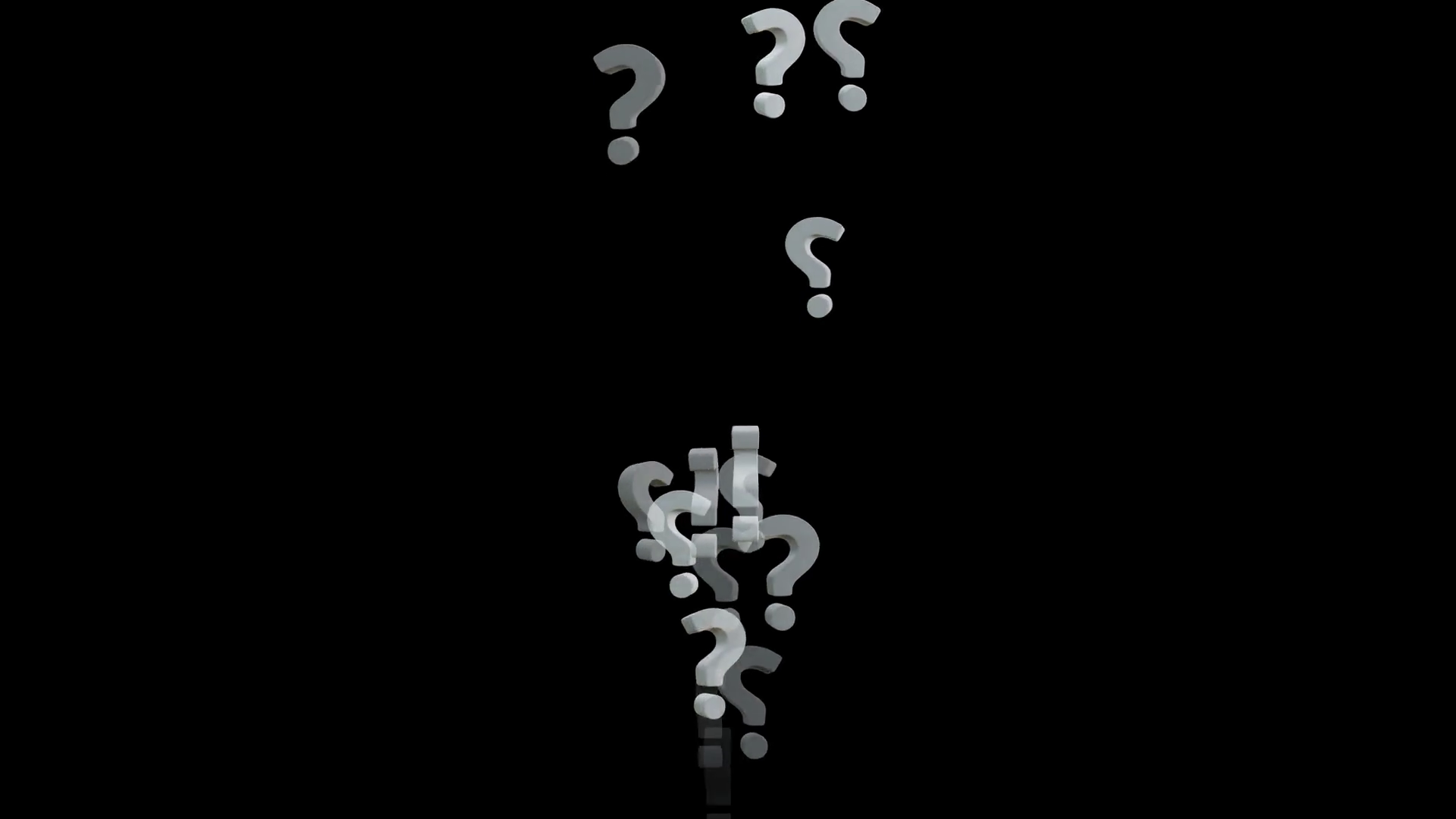3d Animation Of Question Marks Moving On Stock Motion Graphics SBV ...