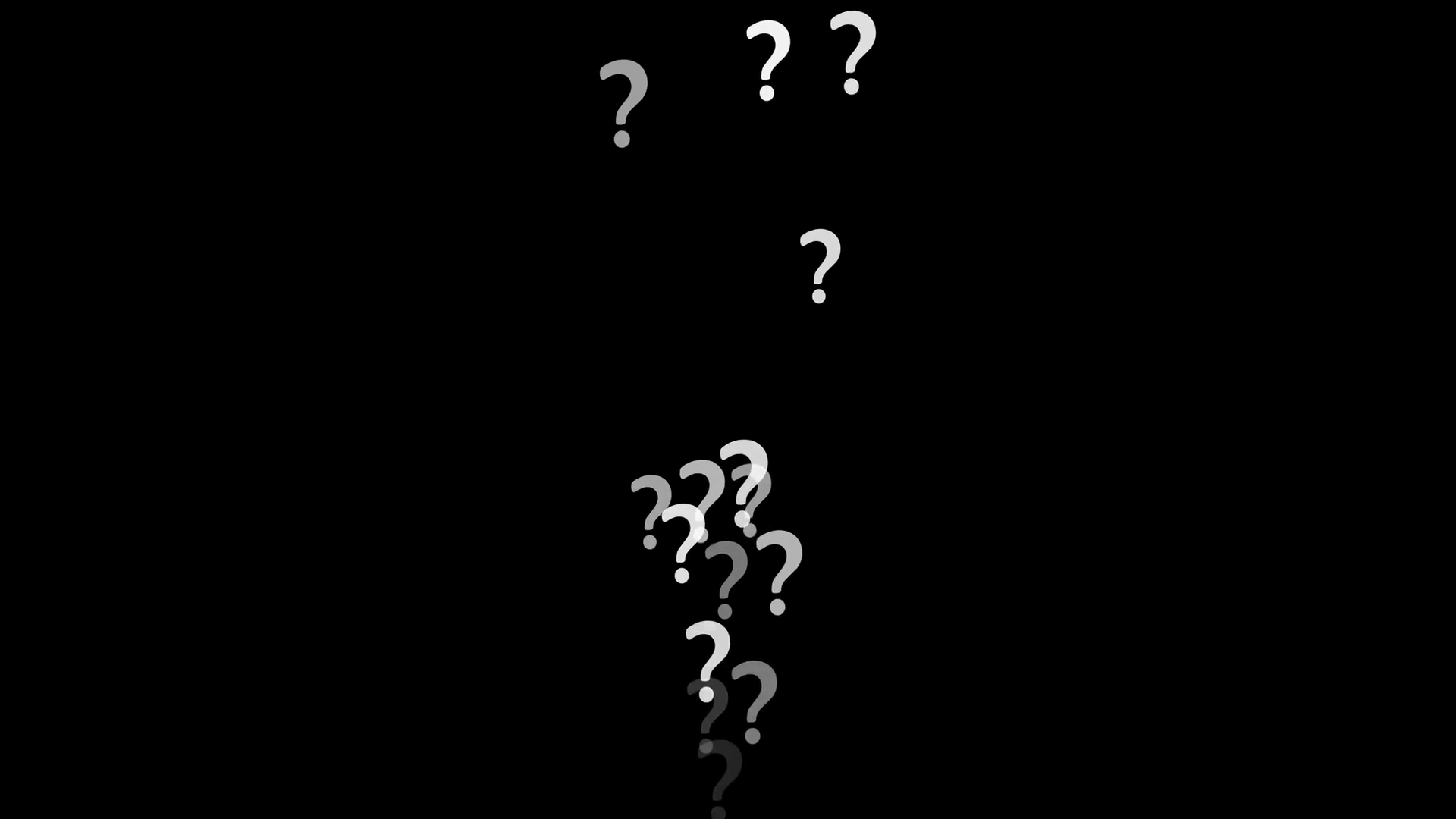 Animation Of Question Marks Moving On Alpha Stock Motion Graphics SBV ...