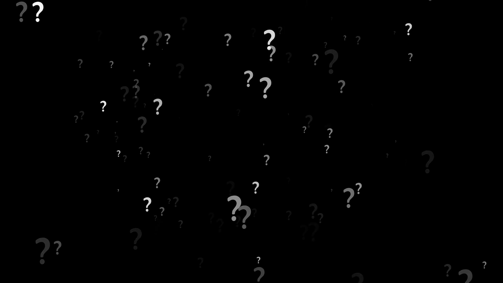 Animation Of Question Marks Moving On Alpha Stock Footage SBV-348534147 ...
