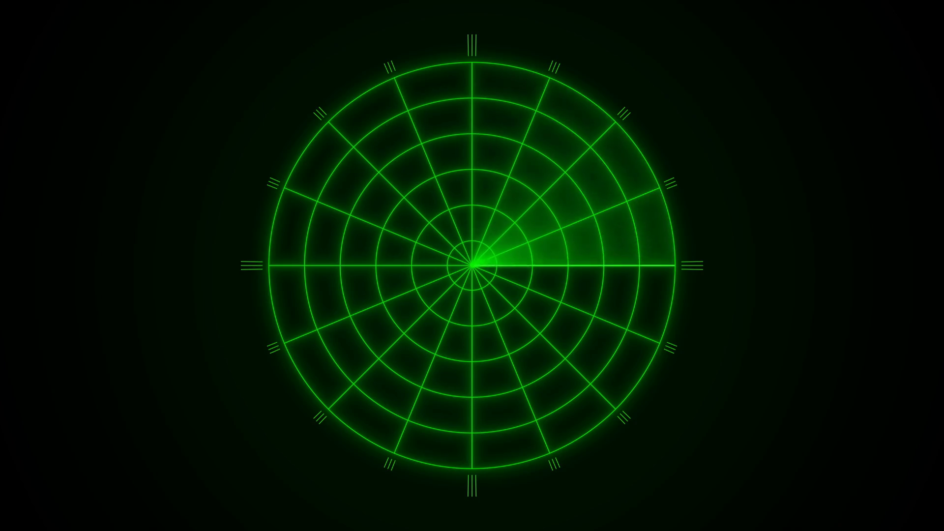 Digital Radar Monitor Searching Full Hd 4k Stock Motion Graphics SBV ...