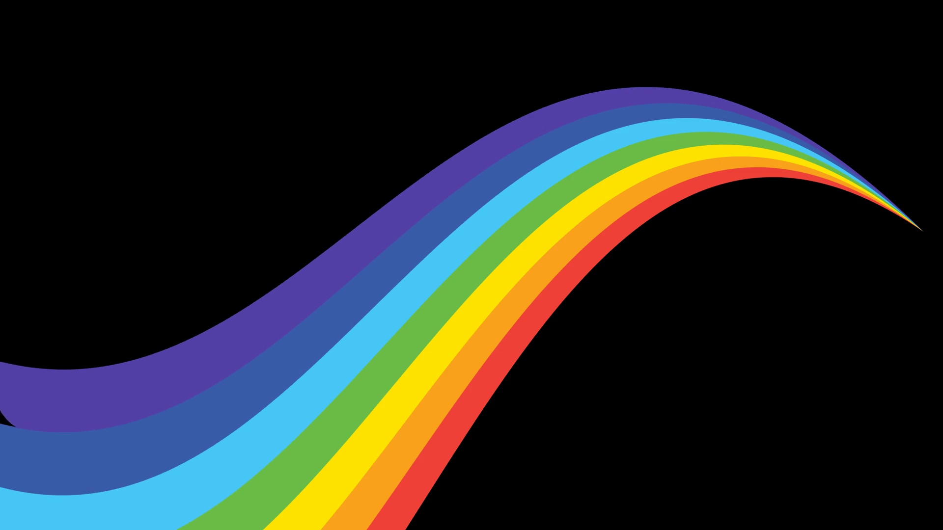 Animation Of Colourful Rainbow On Stock Motion Graphics SBV-348541108 - Storyblocks