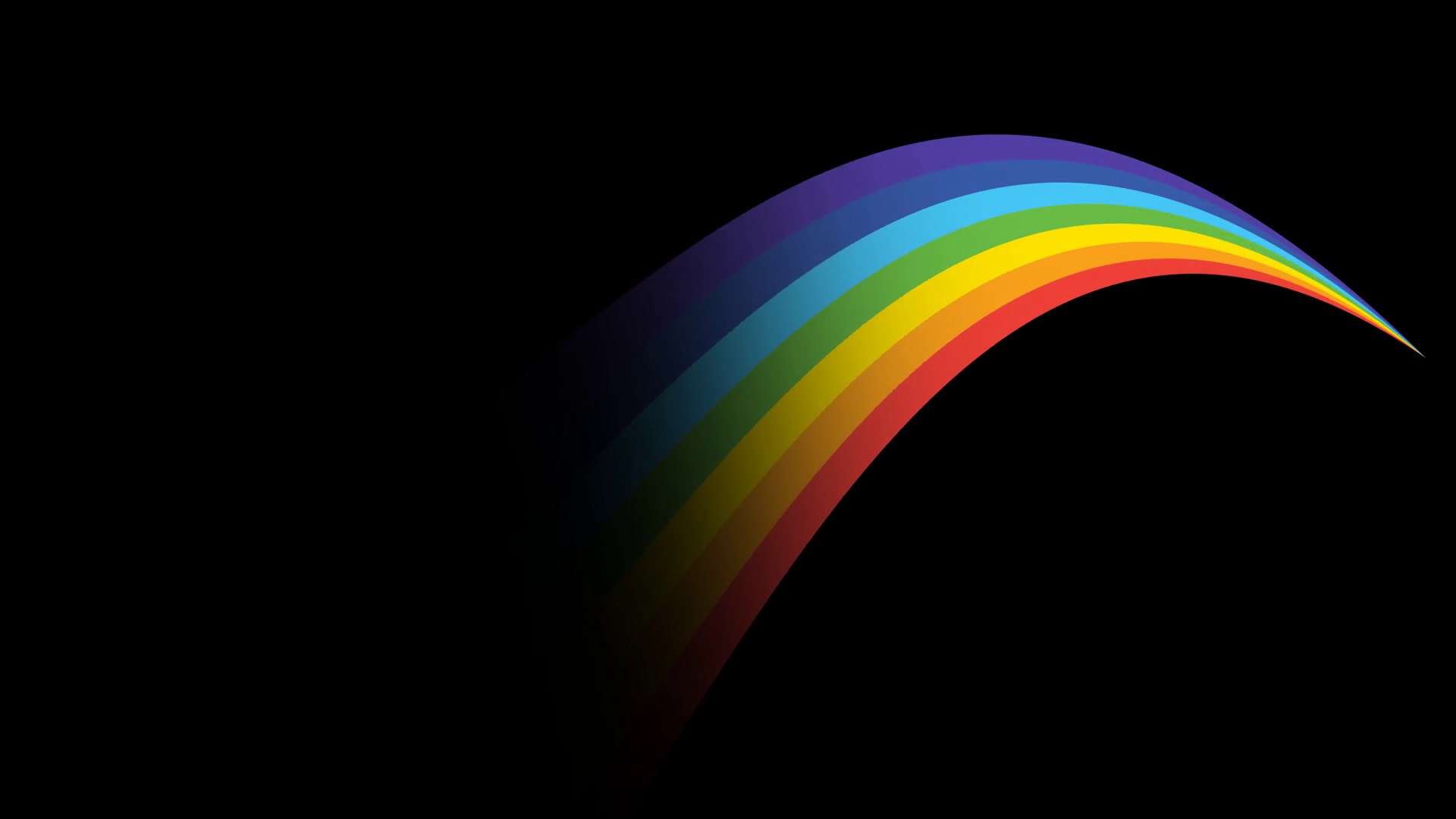 Animation Of Colourful Rainbow On Stock Motion Graphics SBV-348541112 ...