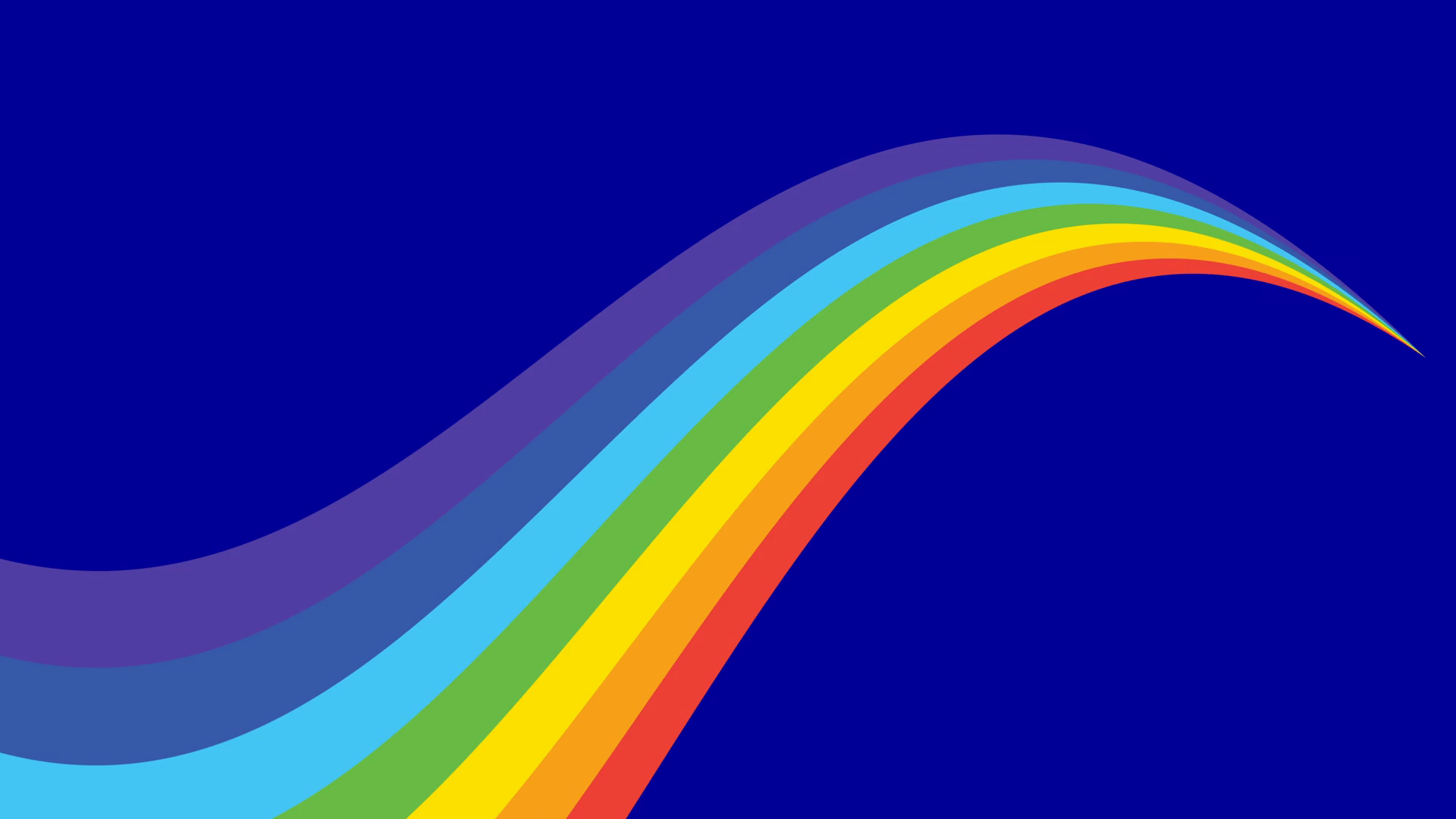 Animation Of Colourful Rainbow On Chroma Key Stock Motion Graphics SBV ...