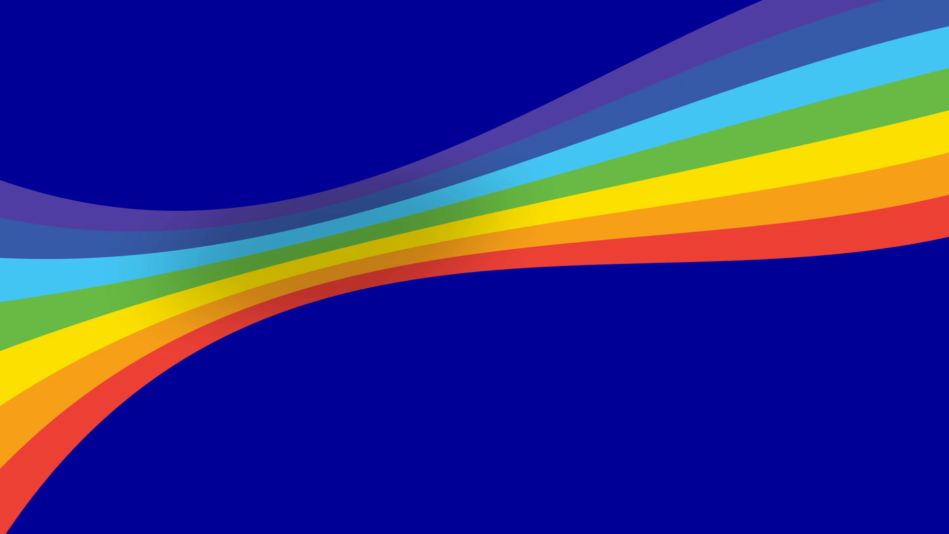 Animation Of Colourful Rainbow On Chroma Key Stock Footage SBV ...