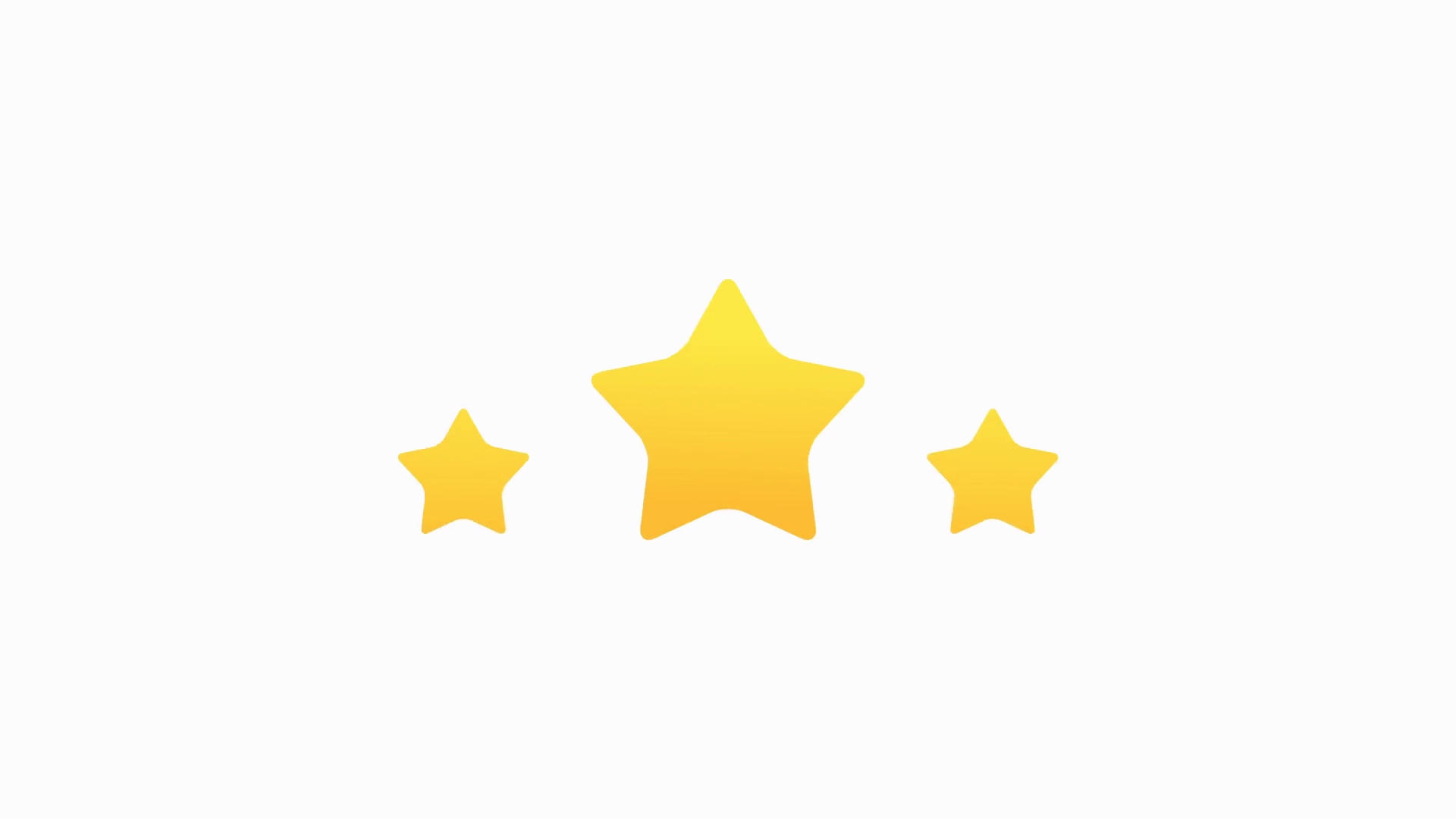 5 Star Rating Animation On White Background Stock Motion Graphics SBV ...