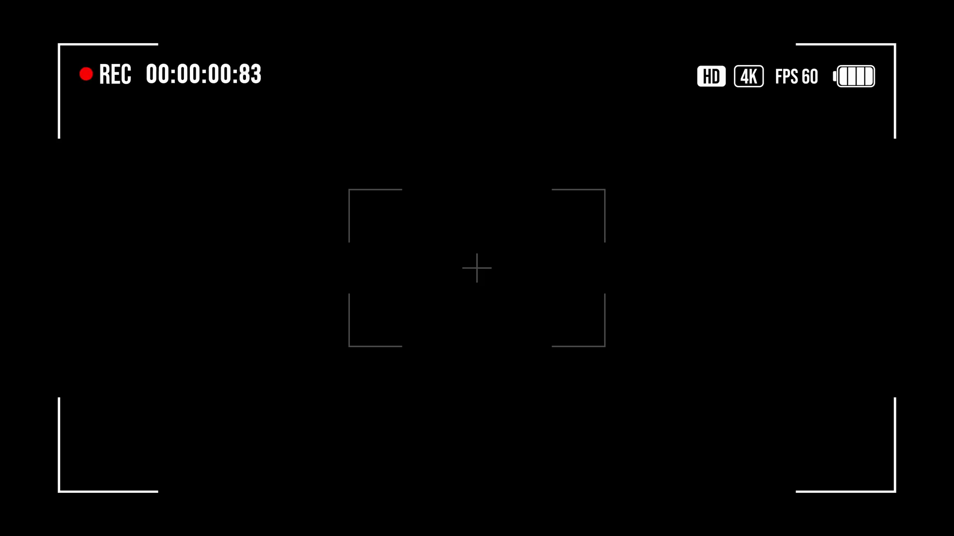 Camera Recording Screen Overlay Camera Stock Motion Graphics SBV ...