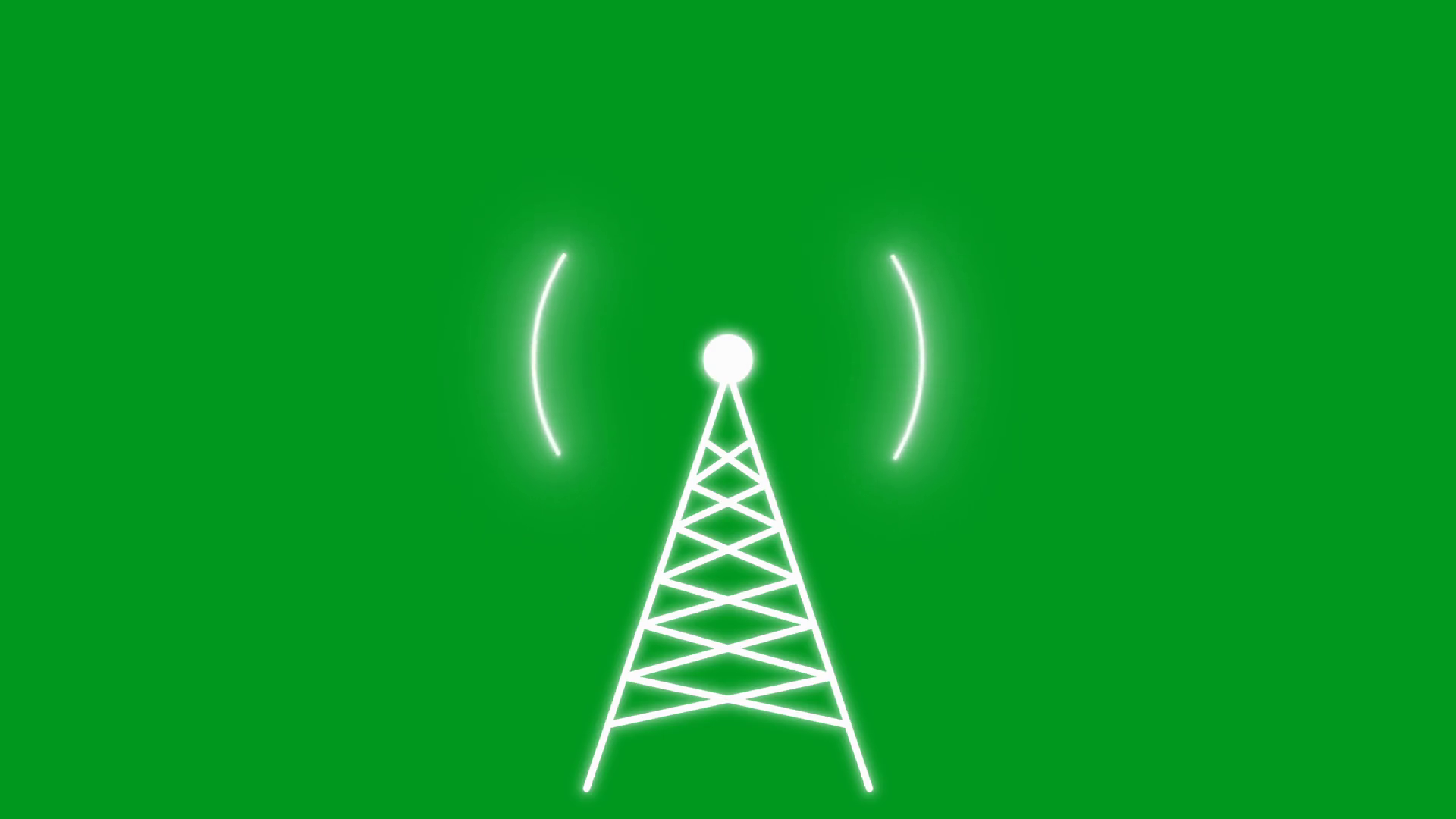 Communication Tower Sending Signal In Air On Stock Motion Graphics SBV ...