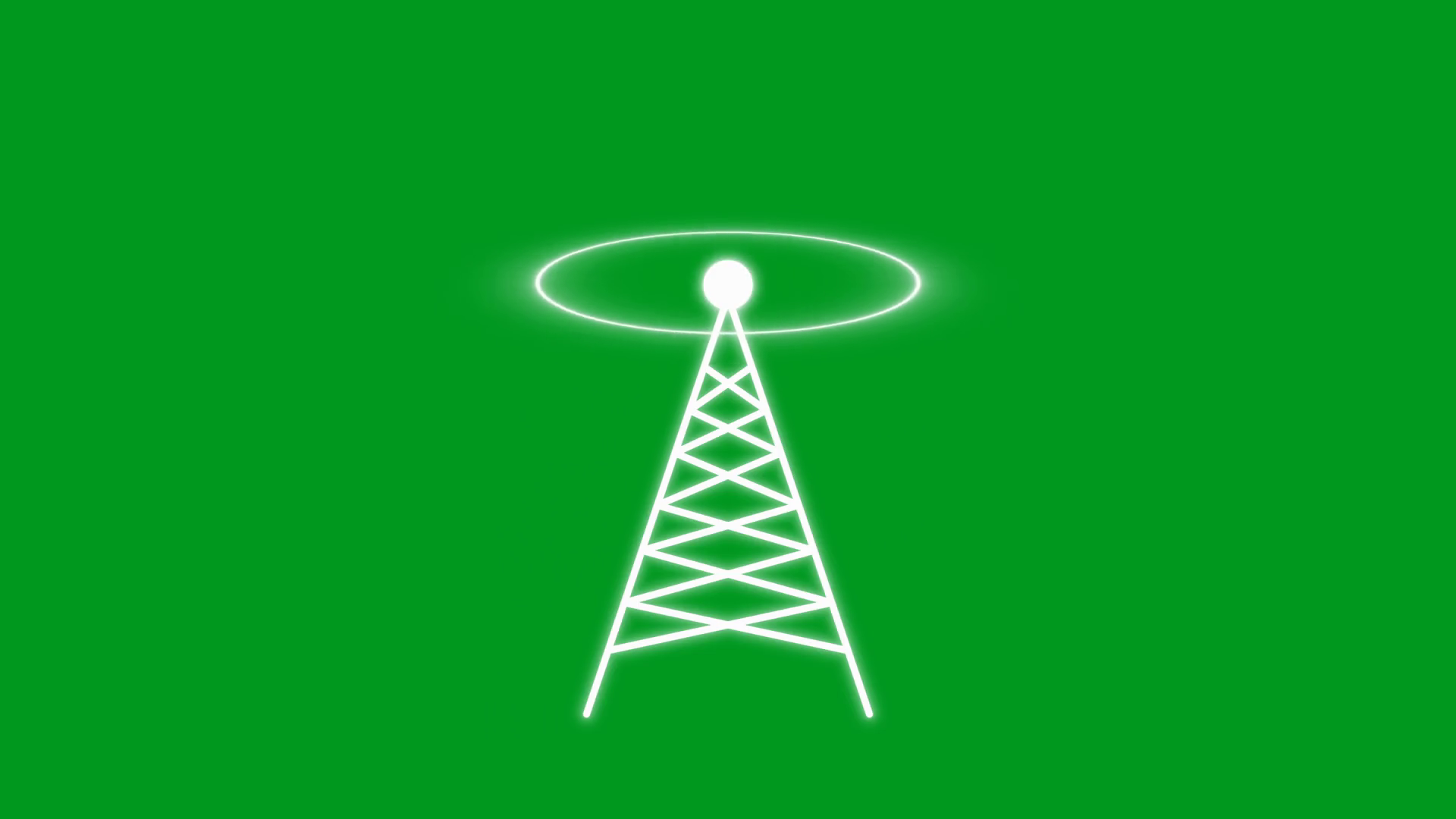 Communication Tower Sending Signal In Air On Stock Motion Graphics SBV ...