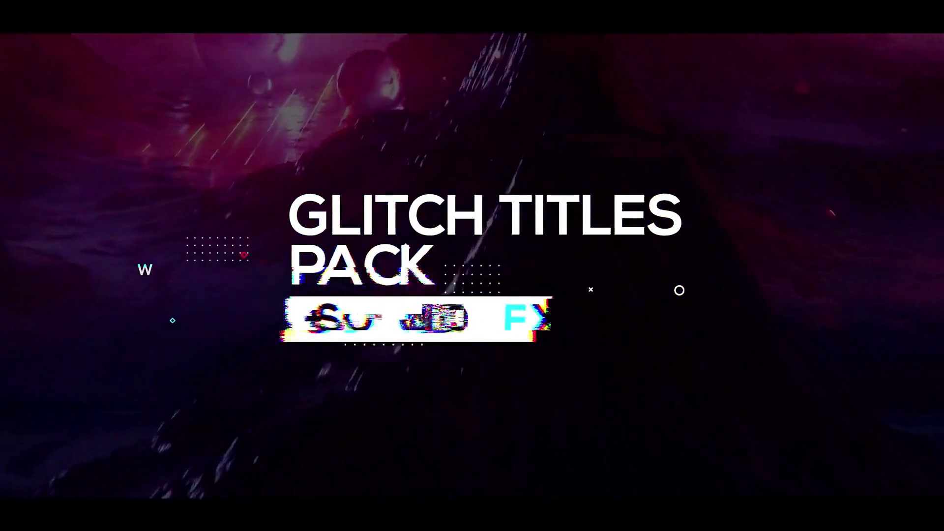 30 Glitch Titles + Sound Fx Effects Template SBV-347517376 - Storyblocks