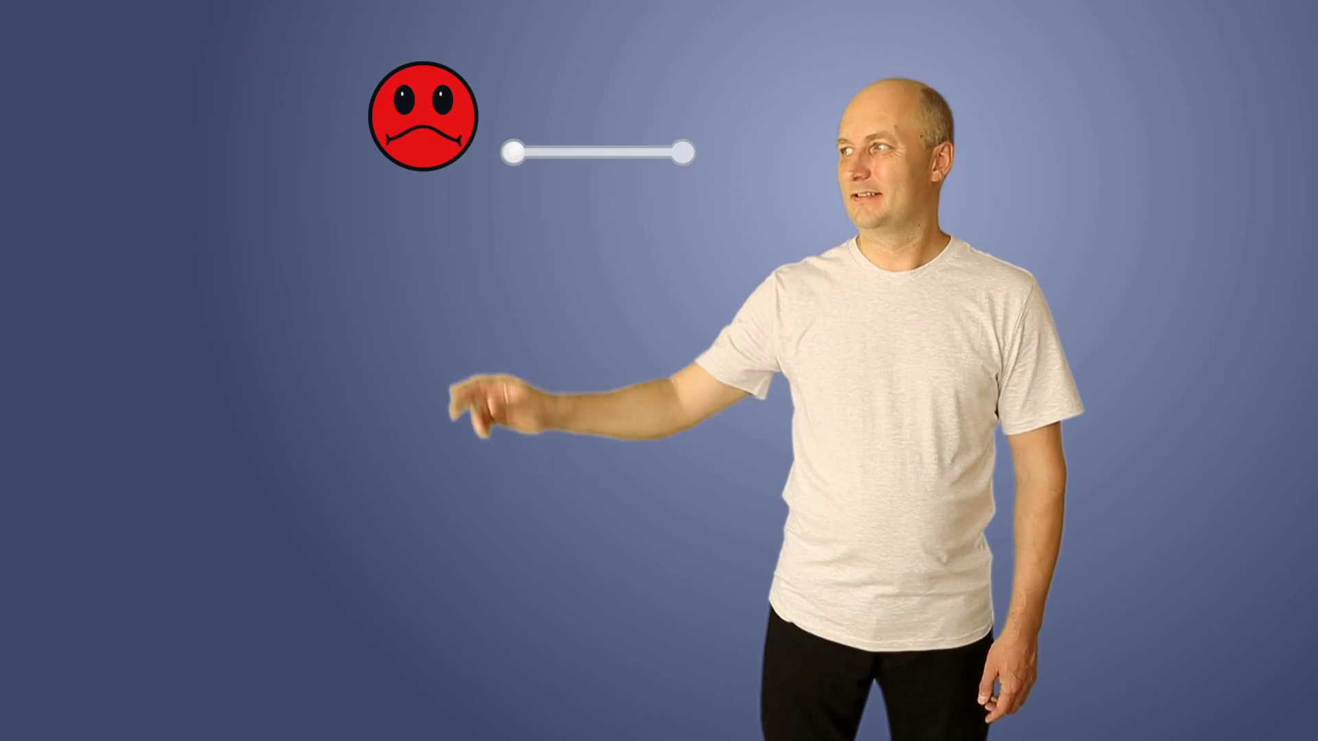 Caucasian Man Scroll Smile Emoticon Icon To Stock Footage SBV-317072551 ...