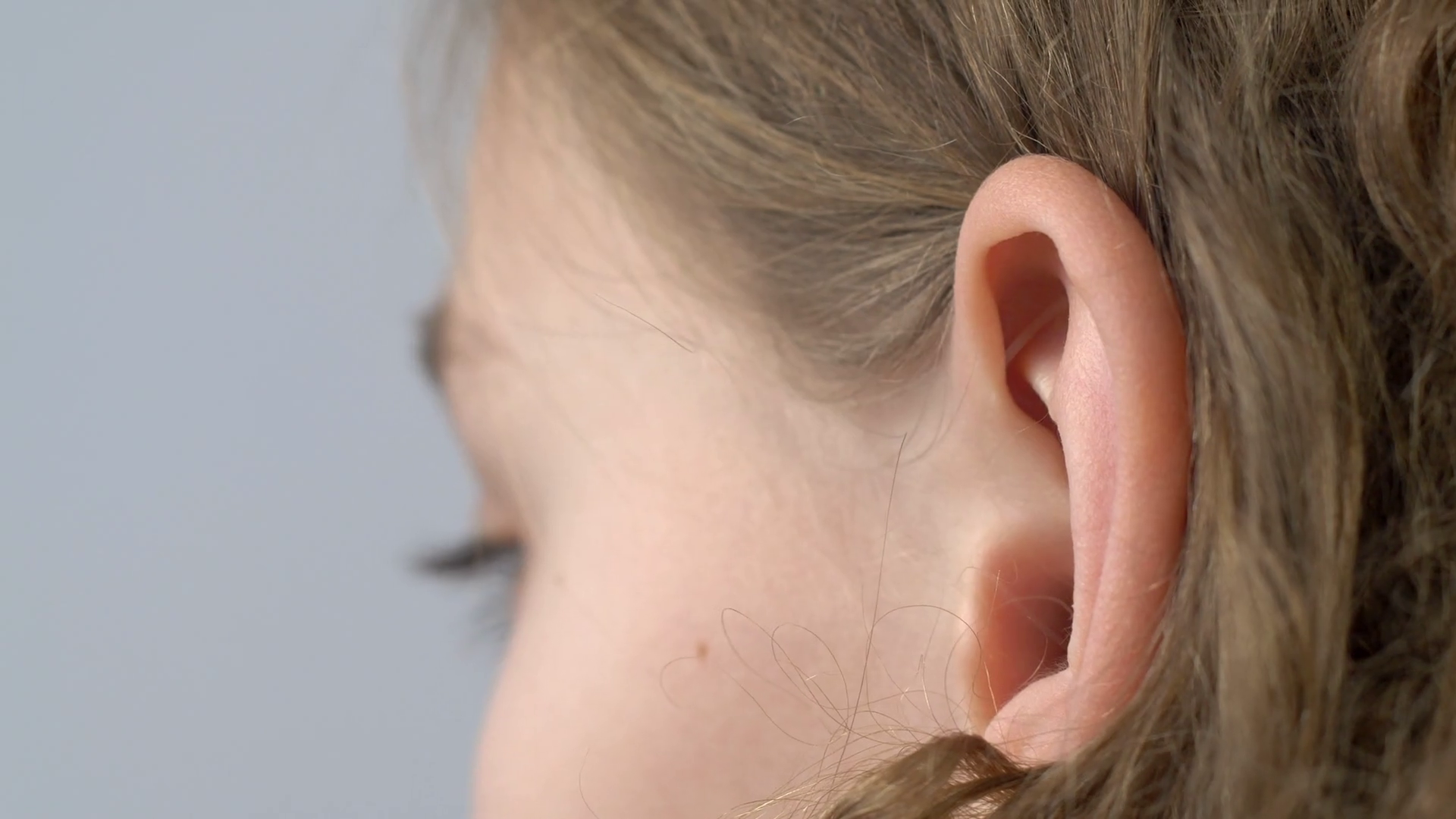 Close-up View Of Young Girl's Ear: Exploring Stock Footage SBV ...