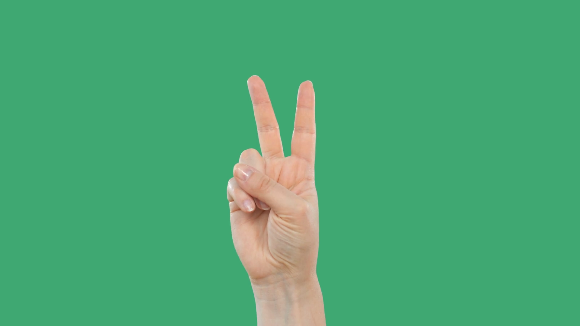 Hand Showing Victory Sign Gesture Peace On Stock Footage SBV-338535490 ...