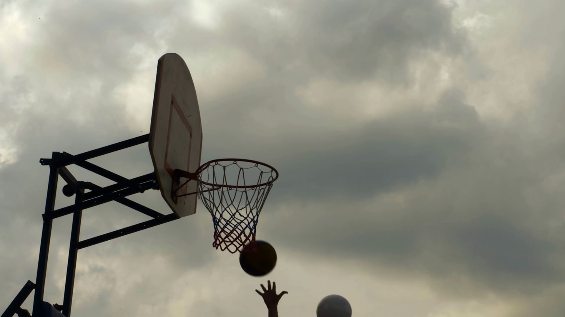 Person Playing Basketball Cropped Shot Of Stock Footage SBV-337718310 ...