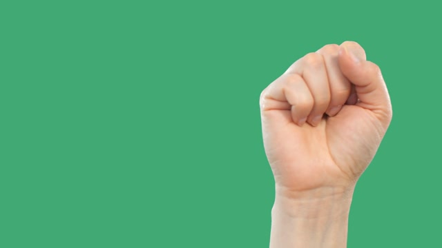 Fist Green Screen Stock Footage: Royalty-Free Video Clips - Storyblocks