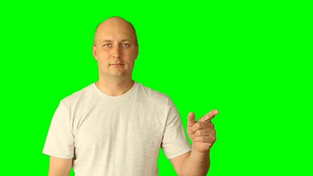 Shaking Head Green Screen Stock Footage: Royalty-Free Video Clips ...