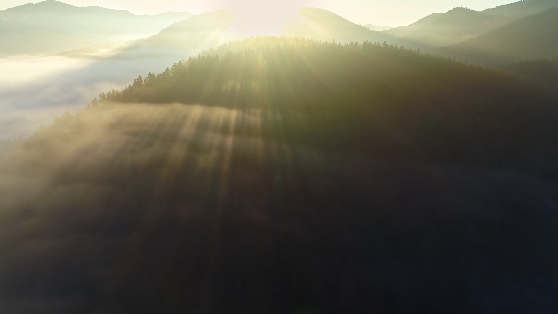 Breathtaking Sunrise In Mountains Sun Rises Stock Footage SBV-352115567 ...