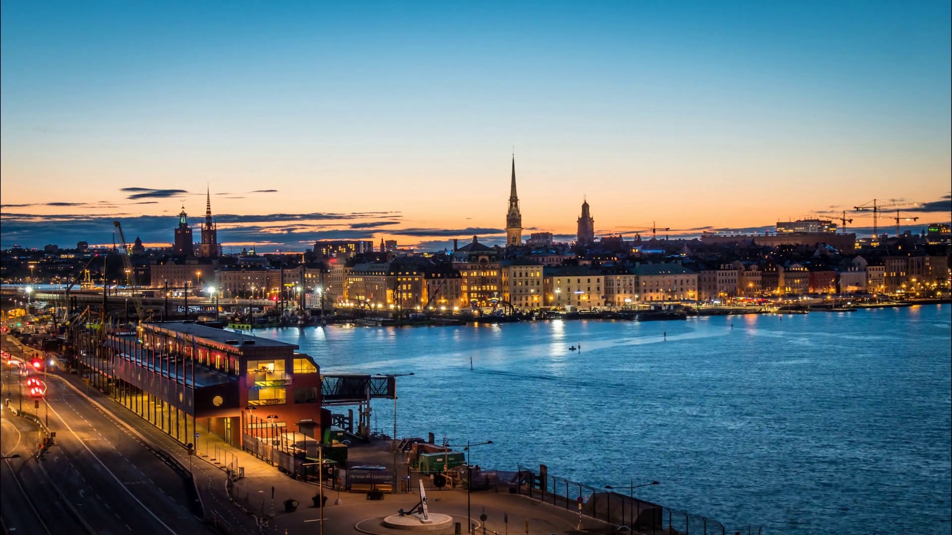 Stockholm Sweden Time Lapse Of Stockholm Old Stock Footage SBV ...