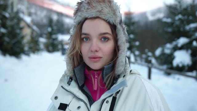 Girl Snow Stock Footage: Royalty-Free Video Clips - Storyblocks