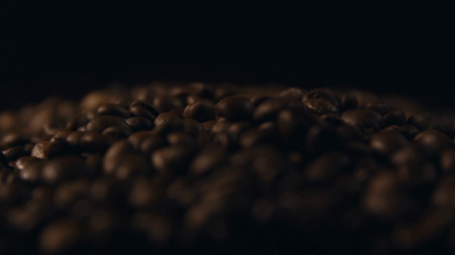 Fresh Brown Coffee Beans Pouring On Heap Of Stock Footage SBV-324552882 ...