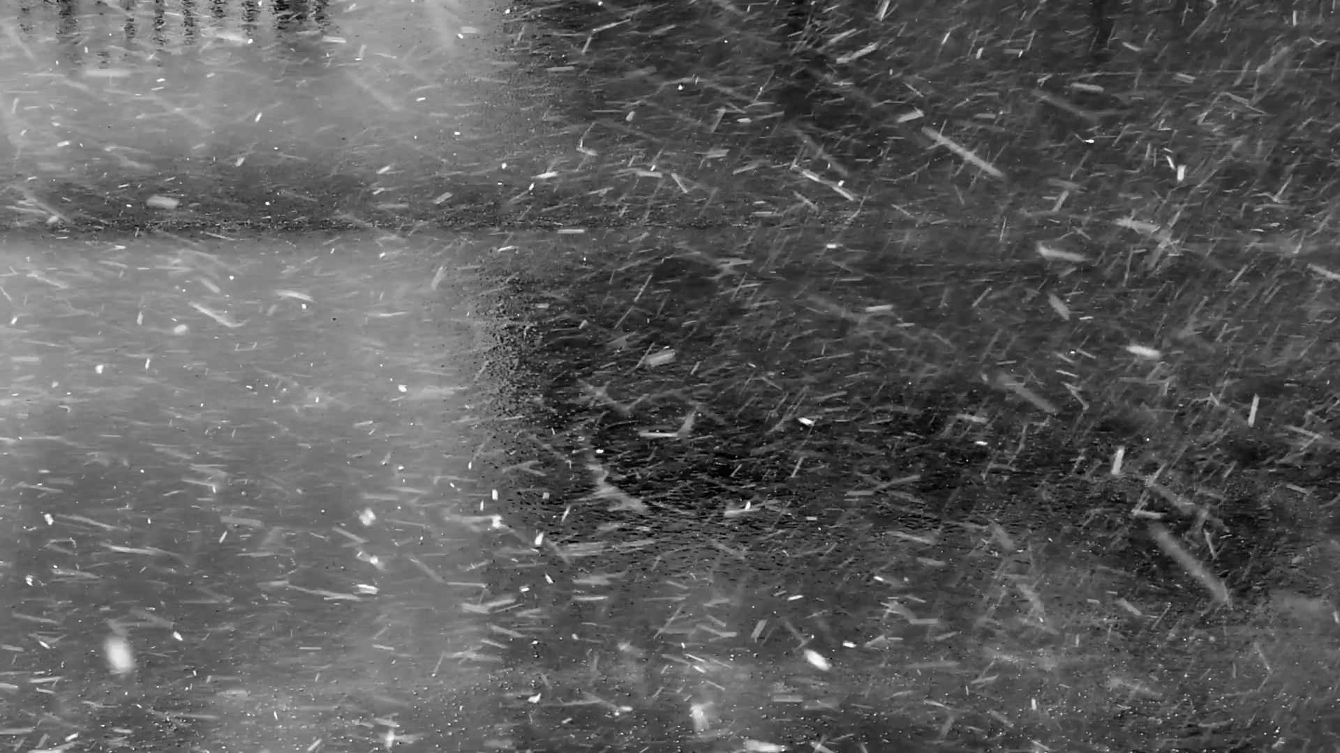 Snow Falling Heavily On Road Stock Footage SBV-351761004 - Storyblocks