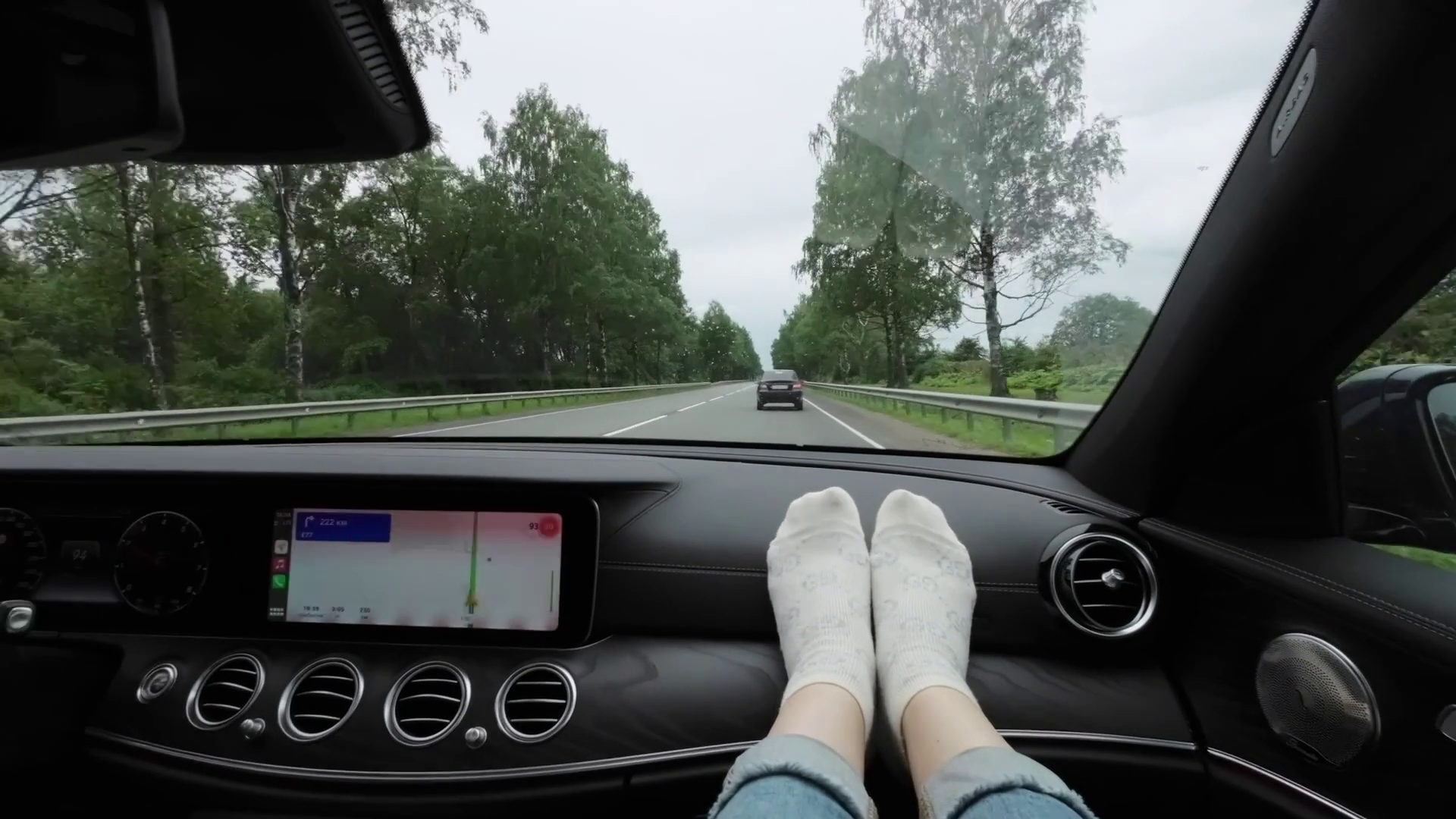 Pov Car Driving At High Speed On Highway Stock Footage SBV-352324868 ...