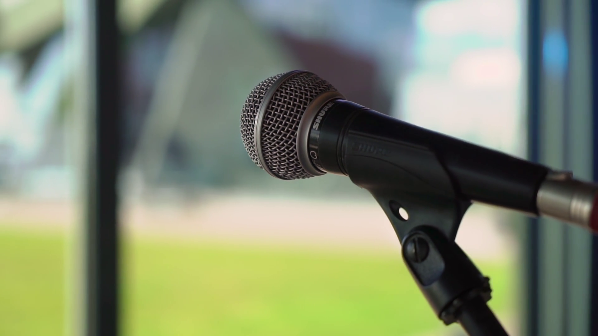 Shure Professional Vocal Wire Mic On Stock Footage SBV-352014432 ...