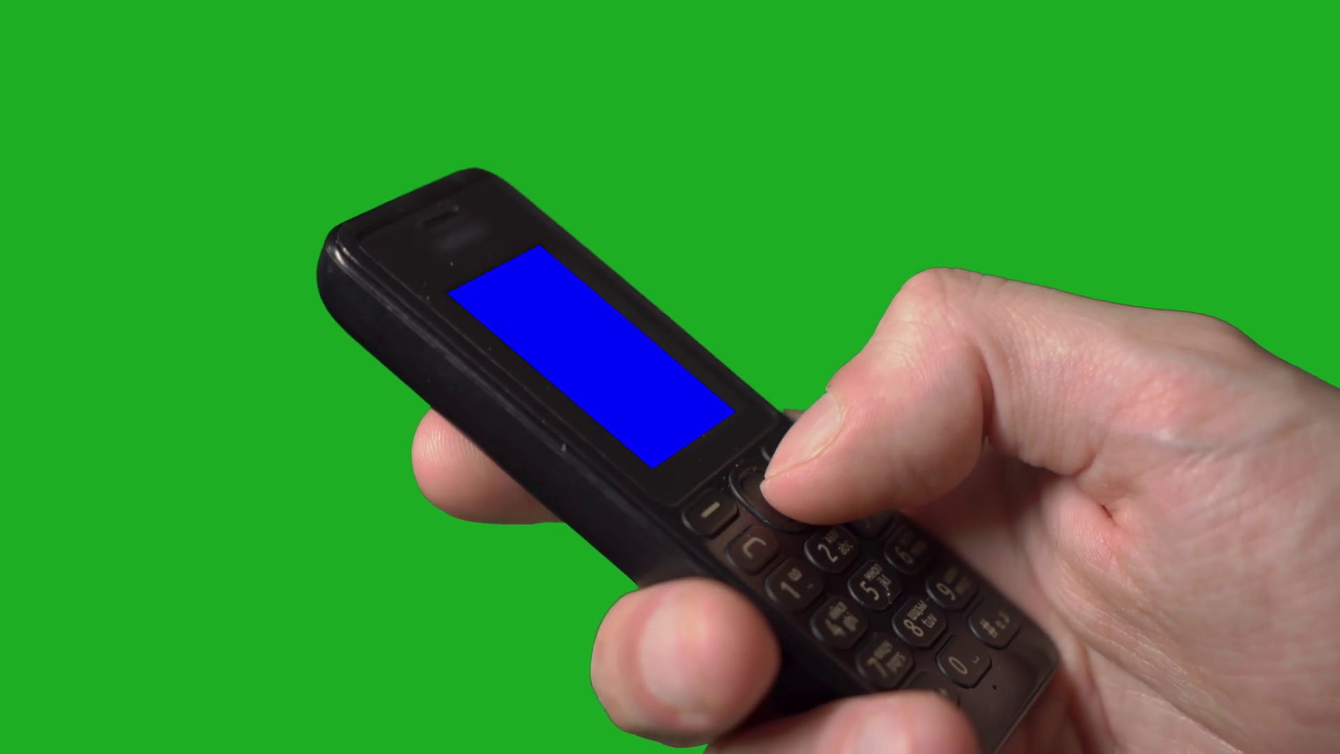 Person Using Old Vintage Mobile Phone Stock Footage SBV-352318608 ...