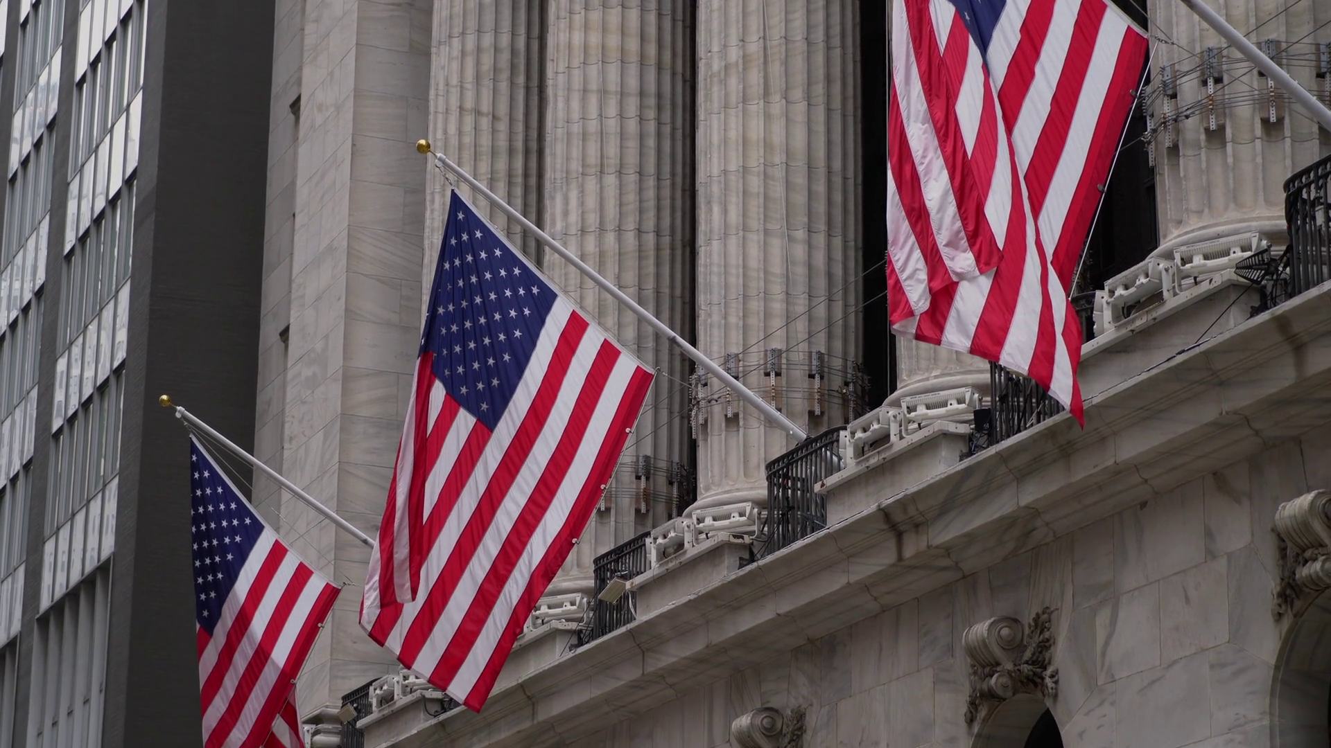 Display Of Flags Is Prominently Shown On Stock Footage SBV-352007104 ...