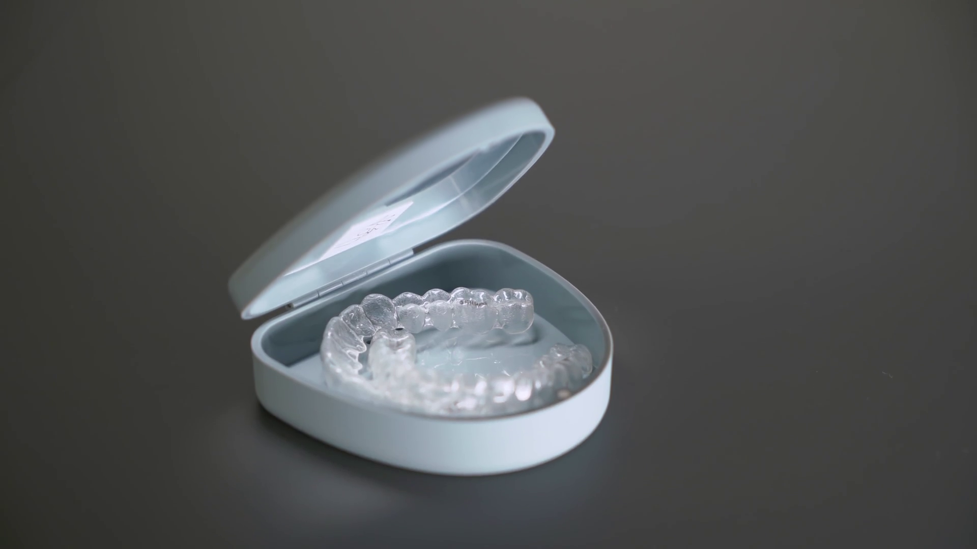Dental Aligner In Box Invisible Orthodontic Stock Footage SBV-352021550 ...