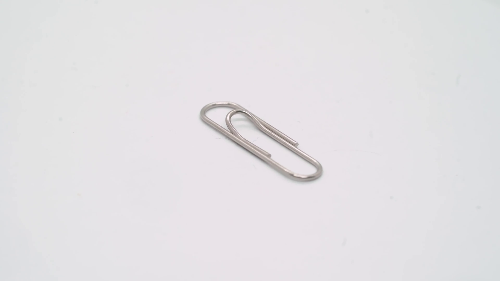 Paper Clip Metal Steel Clip Documents Stock Footage SBV-352027465 ...