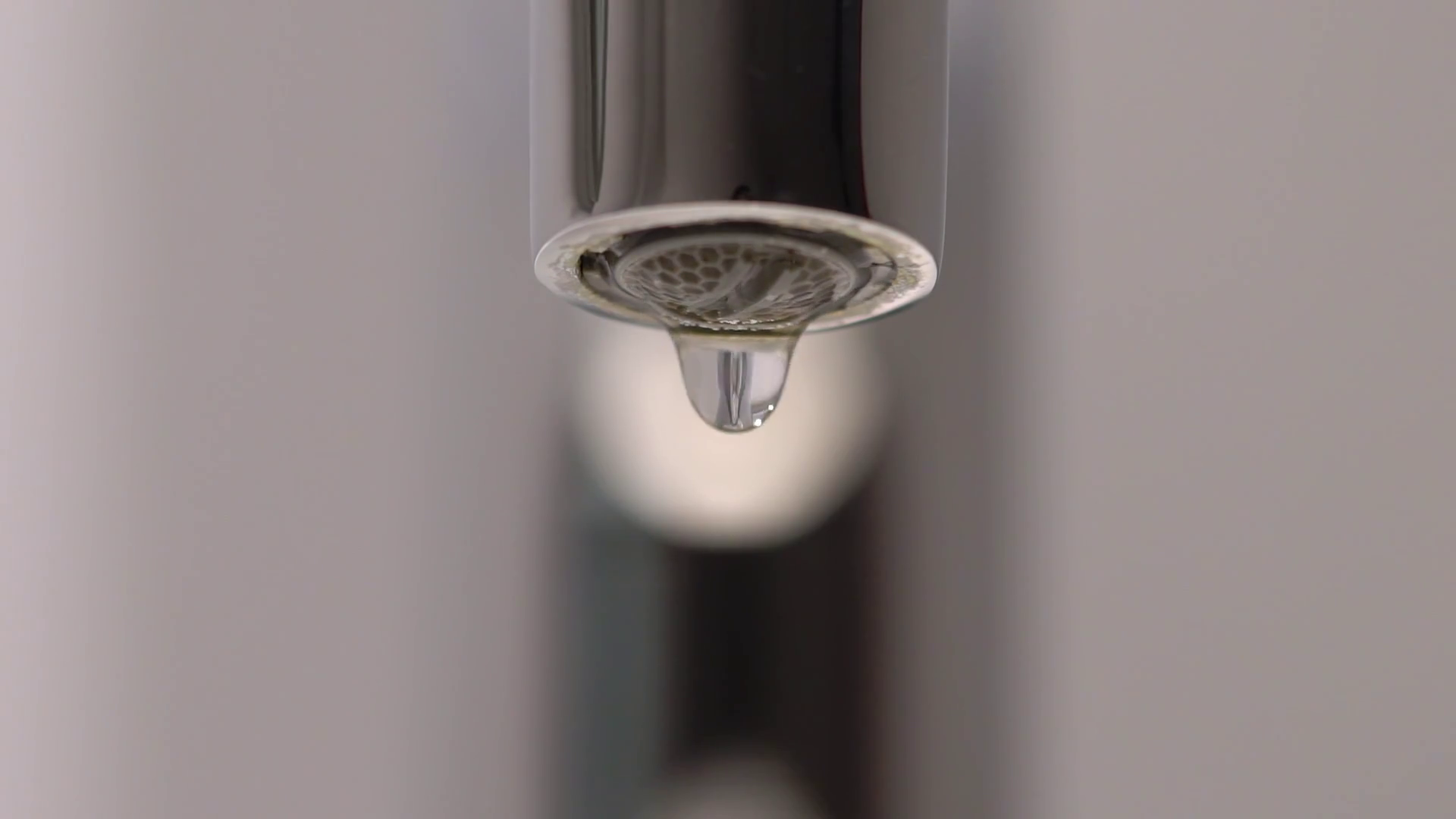 Mixer Valve Water Drip Drops From Water Pipe Stock Footage SBV ...