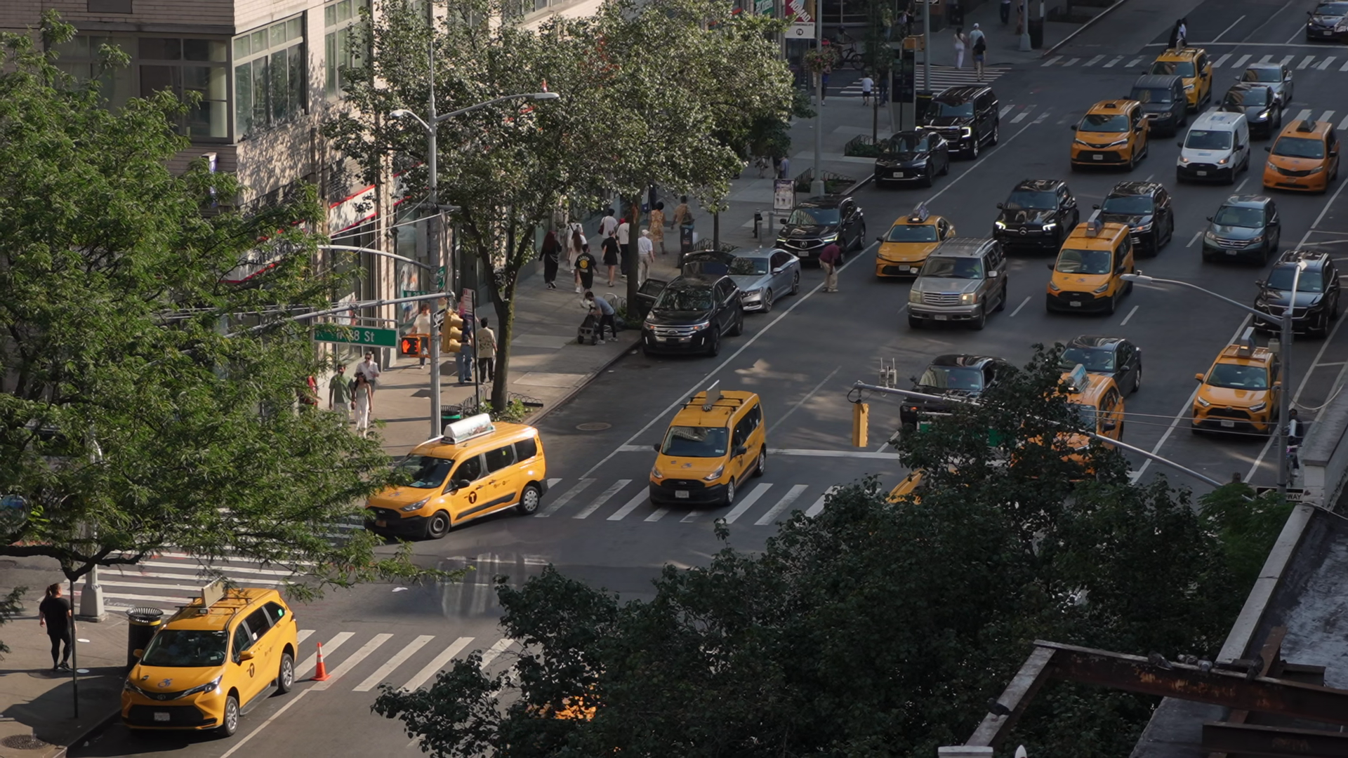 New York Usa - June 9 2025: Aerial View Stock Footage SBV-353508521 ...