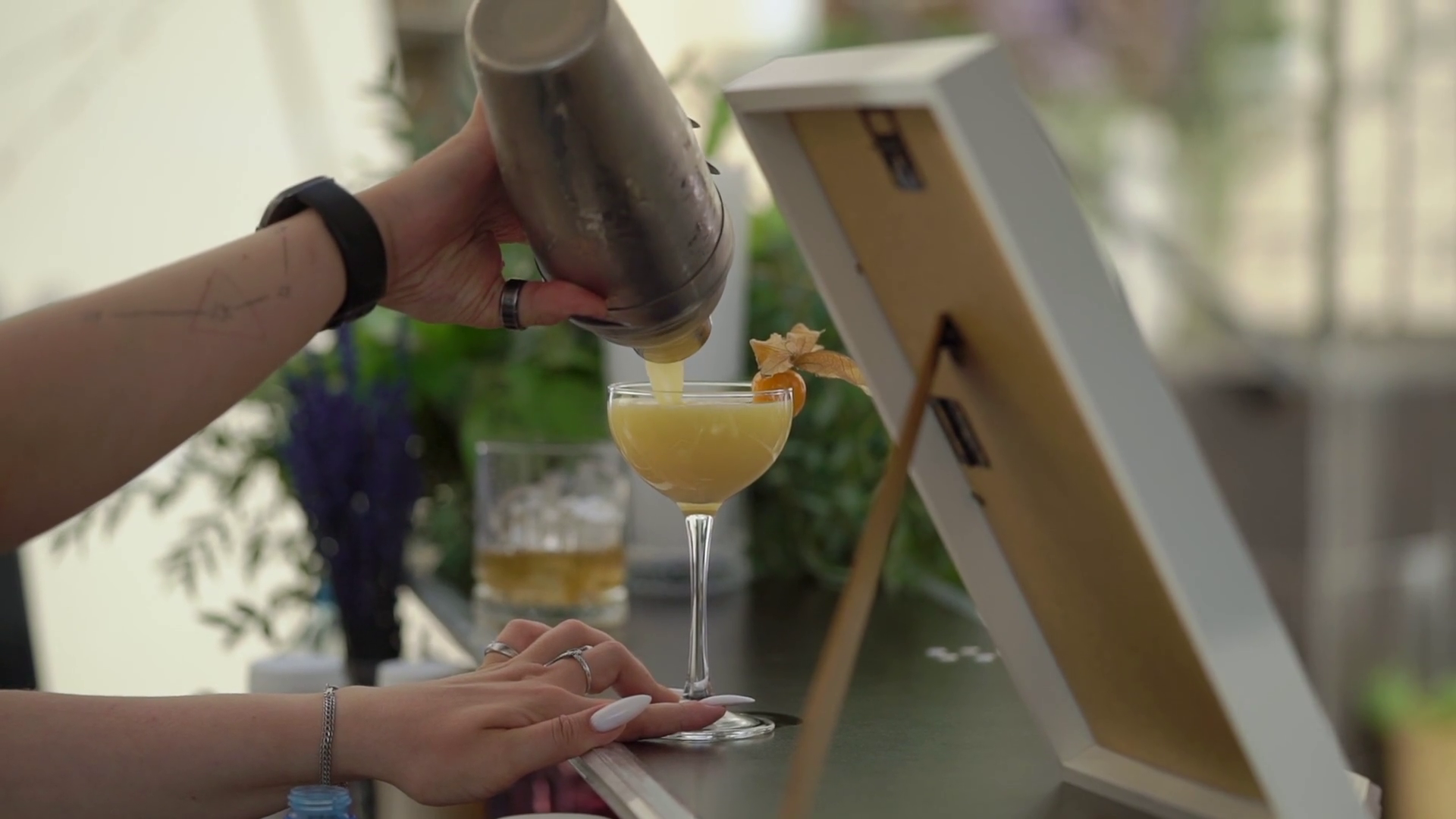 Creating Crafting Delicious Cocktails At Stock Footage SBV-352002572 ...
